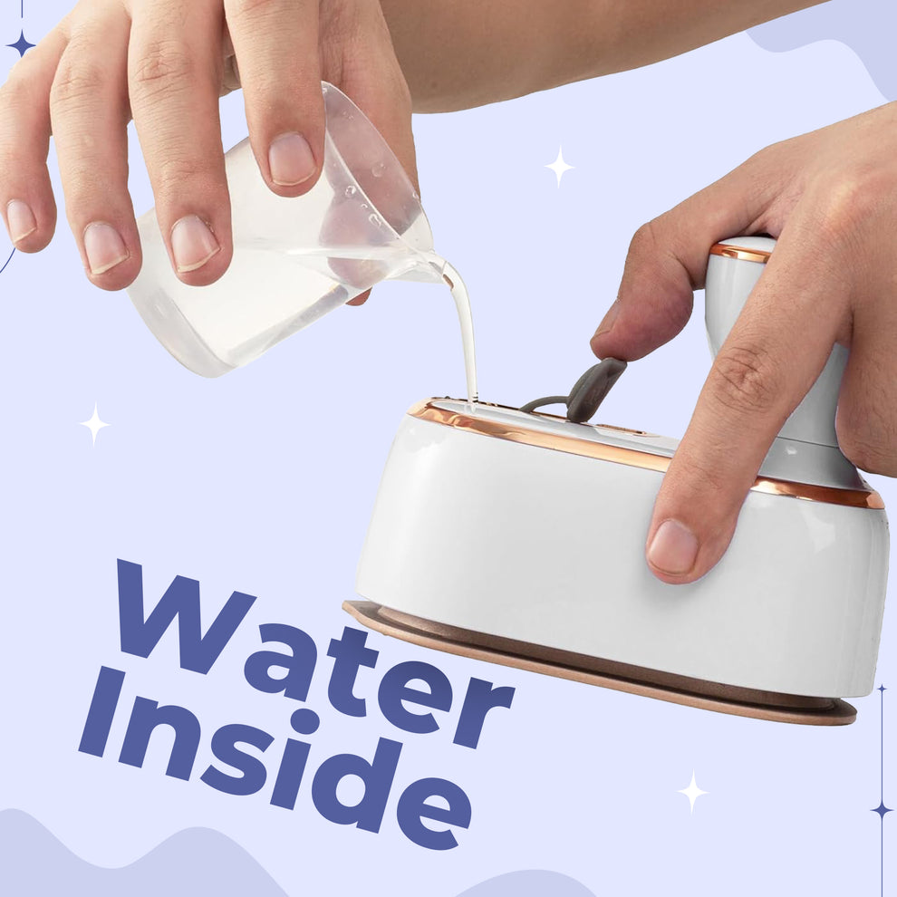 Micro Steam Iron - Portable & Travel Friendly Clothes Ironing Machine ...