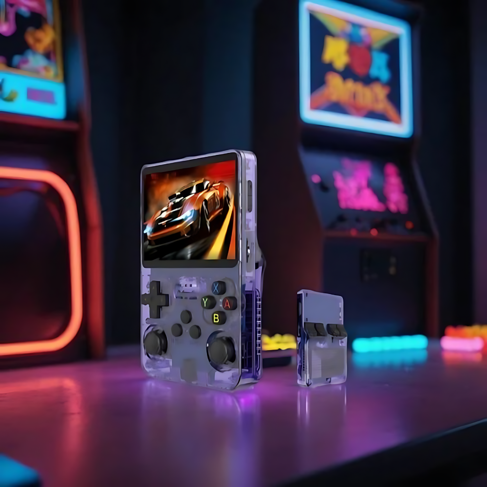 Retro Handheld Gaming Console with HD Screen & USB Charging – Modern ...