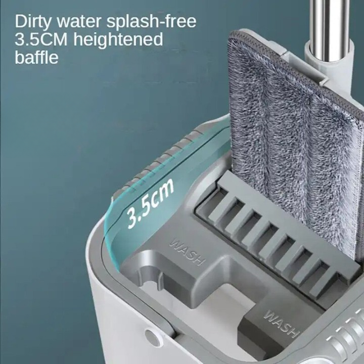 Flat Bottom Mop and Bucket Set with Aluminum Handle – Modern Aussies