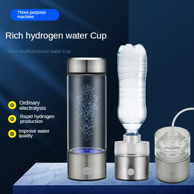 Portable Hydrogen water ionizing bottle
