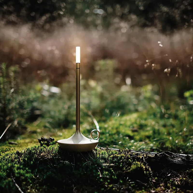 LED Modern Candle Table Lamp
